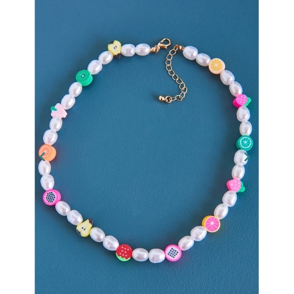 EARTHBOUND | Jewelry | Earthbound Vintage 9s Fruit Slice Faux Pearl ...